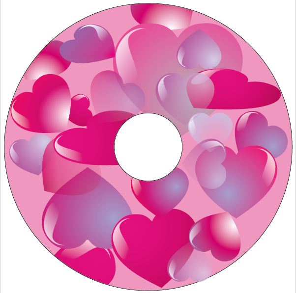 Hearts SpokeGuards - Wheelchair Wheel Covers from SpokeGuards